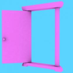 Doraemon's Anywhere Door (cartoon ver) 3D Models | Page 1 | STLFinder