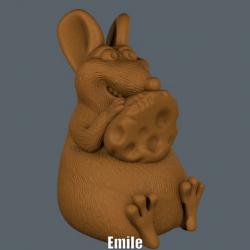 emile ratatouille 3d models 【 STLFinder