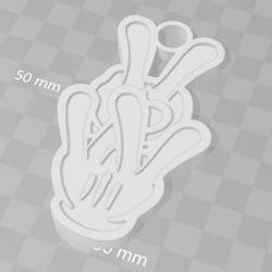 mickey hands peace 3d models | Page 1 | STLFinder