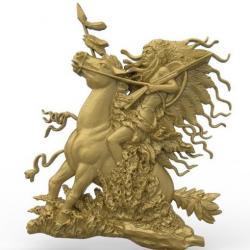 indian on horse 3D Models | Page 1 | STLFinder