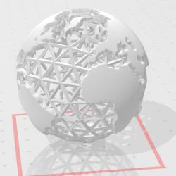 earth globe without water 3d models 【 STLFinder