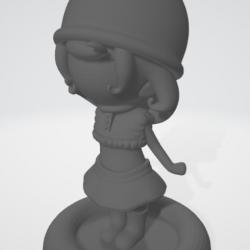 chibi doll drawing 3D Models | Page 1 | STLFinder