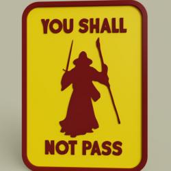 gandalf you can not pass 3d models 【 STLFinder