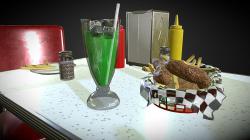 diner tables 3d models 【 STLFinder