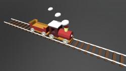 low poly train v4 3d models 【 STLFinder