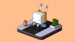 cute imp tail con llavero rojo usagi chiikawa 3D Models | Page 1 ...