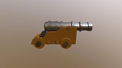 cannon on pirate ship 3d models 【 STLFinder