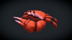 Articulated Fiddler Crab Uca pugilator 3d models 【 STLFinder
