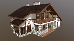 chalet alpine house 01 3d models | Page 1 | STLFinder