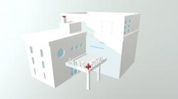 Low Poly Hospital 3d models 【 STLFinder