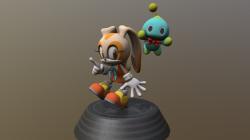 swimming pool of damsels ai genrated art sonic girls amy rose cream the ...