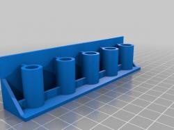 regular flat screw driver holder openscad parametric with mounting ...