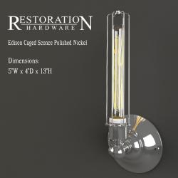 Restoration Hardware Sconce Edison