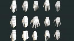 low poly hands 3d models 【 STLFinder