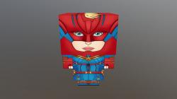 captain marvel papercraft 3D Models | Page 1 | STLFinder