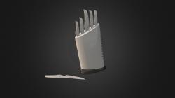 knife rack 3d models 【 STLFinder