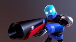 blue robot game 3d models 【 STLFinder