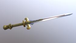 gold swords 3d models 【 STLFinder