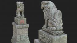 costume humanoid robot cocona japan robotics shinto shrine 3D Models ...