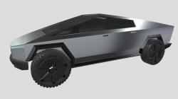 tesla cybertruck render 3d models 【 STLFinder