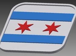 4 stars chicago flag 3D Models | Page 1 | STLFinder