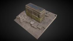 temple five tiered tower stone beacon monolithic stone beacon stone ...