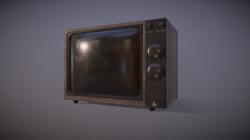 vintage tv with legs 3d models 【 STLFinder