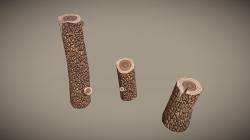 low poly log 3d models 【 STLFinder
