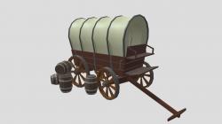 covered wagon 5e 3d models 【 STLFinder