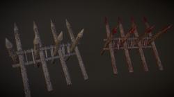 wooden spike defense 3d models 【 STLFinder
