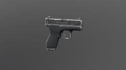Low Poly Glock 42 - Free 3D Model | STLFinder