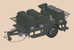 japan ground self defense force 1st antiaircraft battalion structure 3D ...