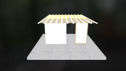 sliding door with golden frame detail drawing 3D Models | Page 1 ...