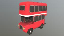 double decker bus drawing 3d models 【 STLFinder