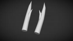 dragon horns 3d models 【 STLFinder