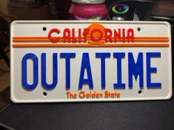 license plate outatime 3D Models | Page 1 | STLFinder
