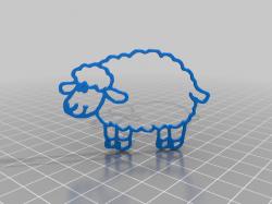 sheep silhouette 3d models 【 STLFinder