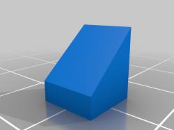 1x1 bracket half slope 3D Models | Page 1 | STLFinder