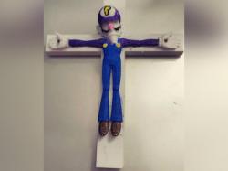 waluigi on cross 3d models 【 STLFinder