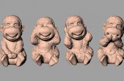 cute animated monkey 3D Models | Page 1 | STLFinder