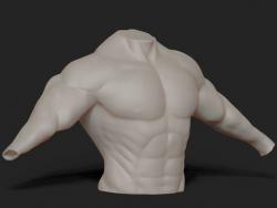 male upper body 3D Models | Page 1 | STLFinder