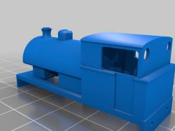 Gn15 saddle tank loco with semi open cab 3d models 【 STLFinder