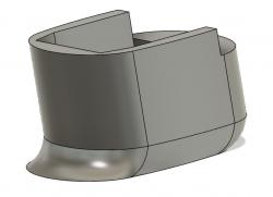 maple wood boot grips for a smith and wesson l frame round butt 3D ...