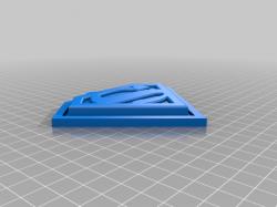 superman badge template 3D Models | Page 1 | STLFinder