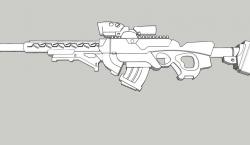 marksman rifle 3d models 【 STLFinder