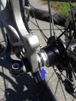 mountain bicycle mtb wheel hub rear skewers quick release clip bolt ...
