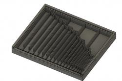 pvc drill bit storage 3d models 【 STLFinder