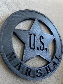us marshal badge sticer 3D Models | Page 1 | STLFinder