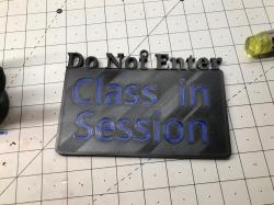 class in session door sign 3D Models | Page 1 | STLFinder