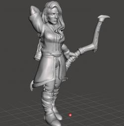 female elf fighter 3D Models | Page 1 | STLFinder